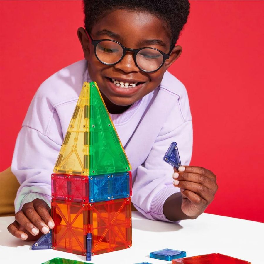Magna-Tiles Combo+microMAGS 20-Piece Magnetic Construction Set|KidzInc