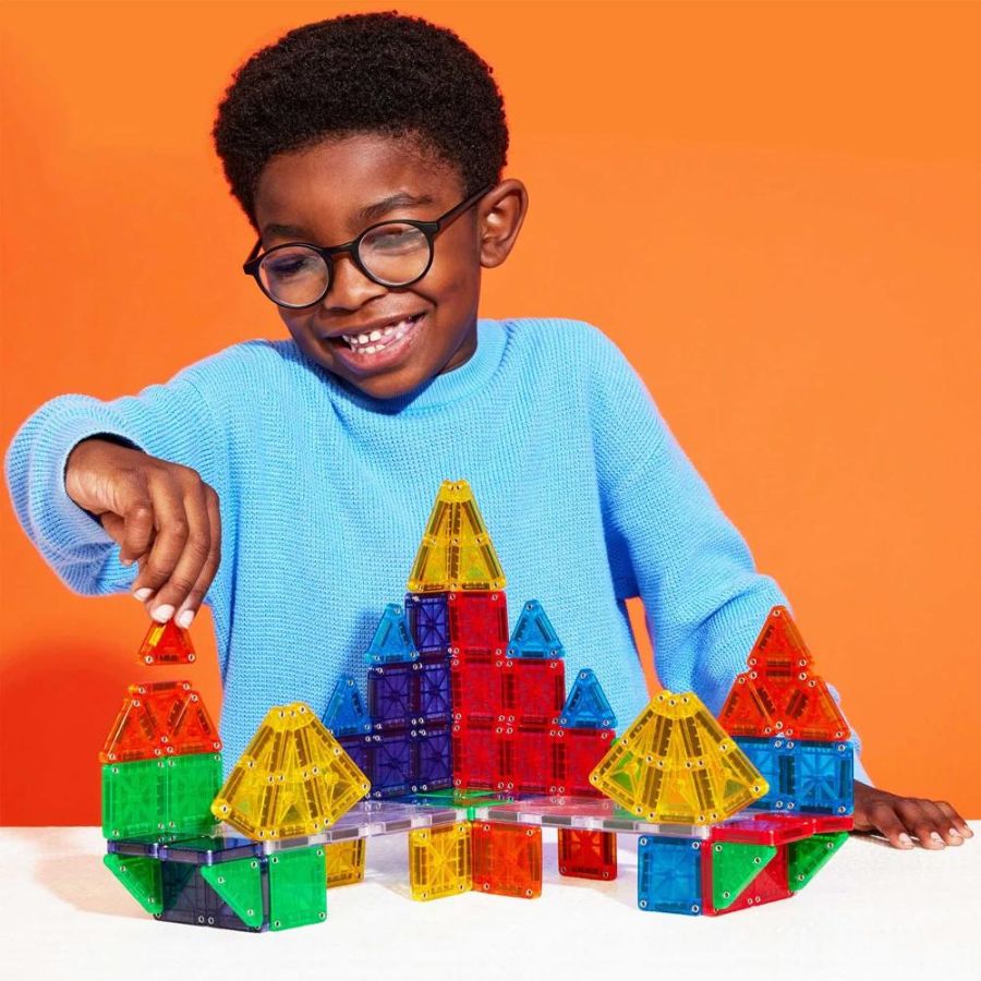 Magna-Tiles Combo+microMAGS 70-Piece Magnetic Construction Set|KidzInc