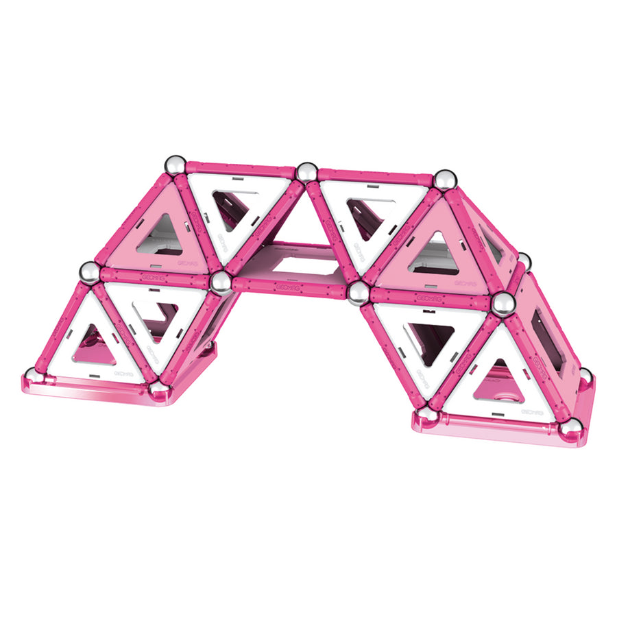 Geomag Panels Pink 104 Pieces | KidzInc Australia | Online Educational Toys