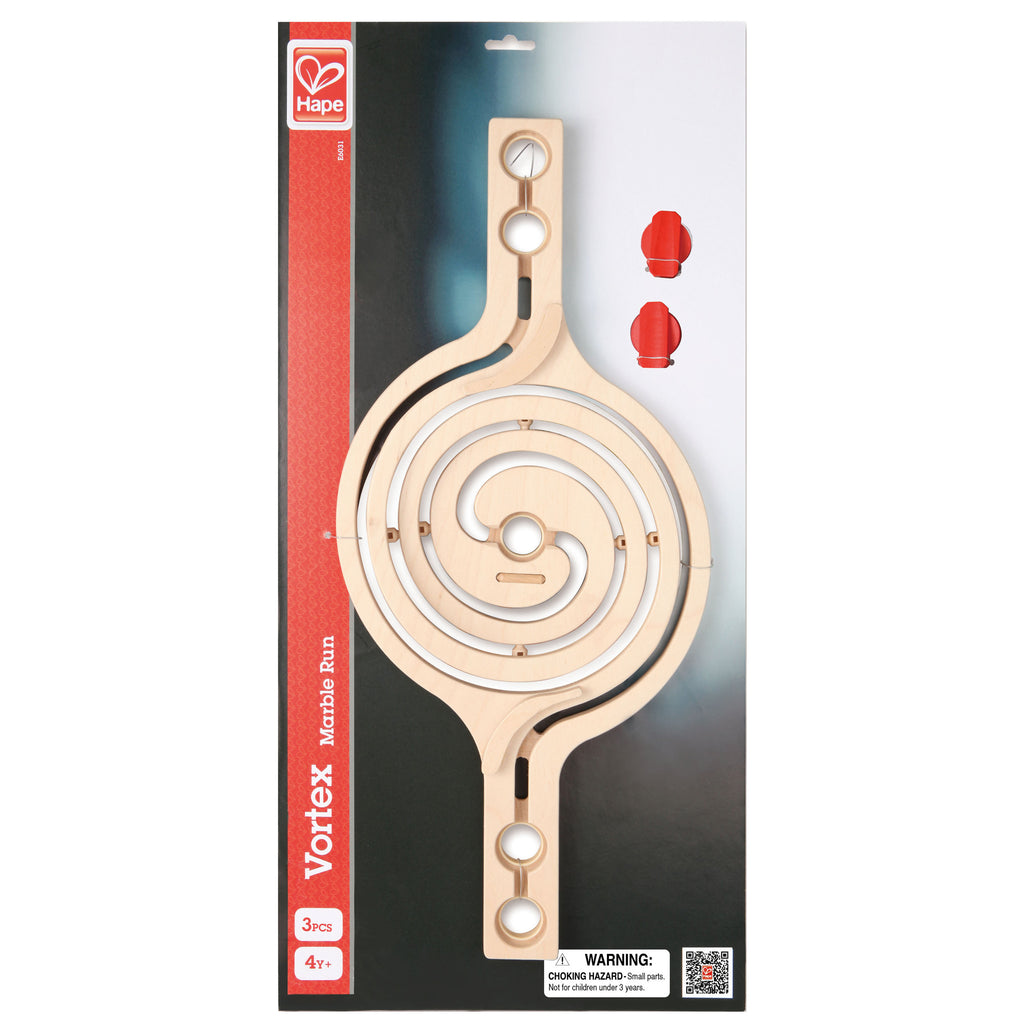 Hape Quadrilla Vortex Marble Run Add-On | KIdzInc