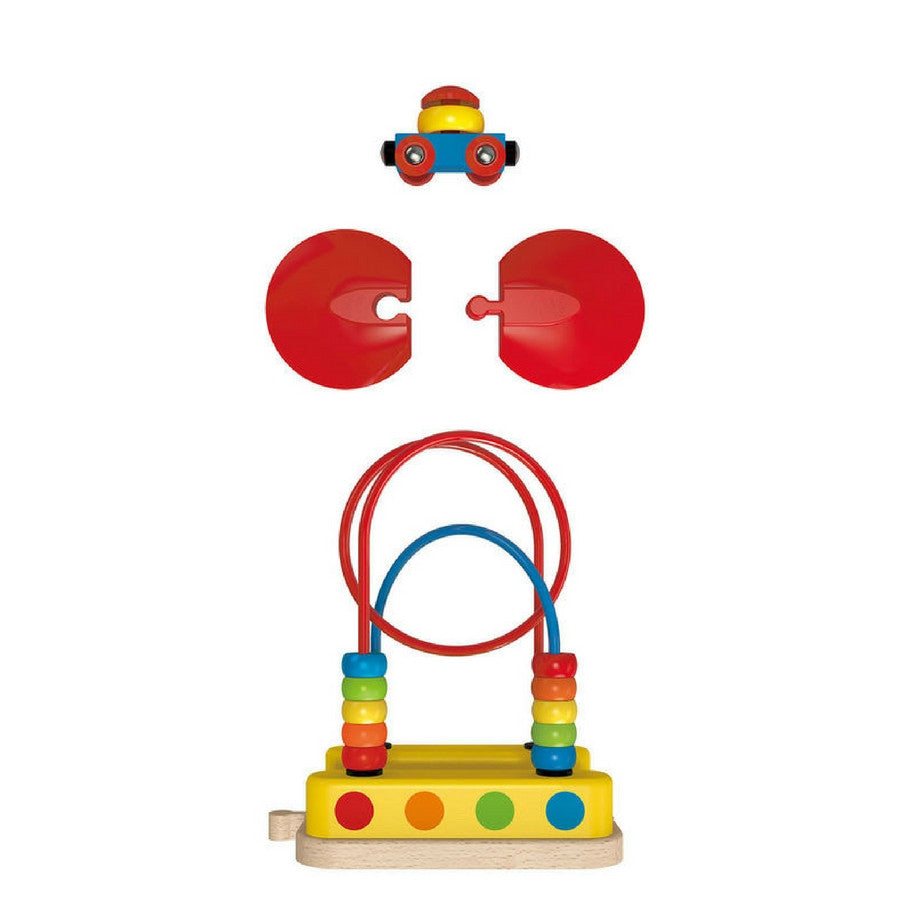 Hape Railway Bead Maze Rainbow Train Track | KidzInc Australia