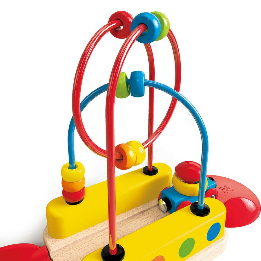 Hape Railway Bead Maze Rainbow Train Track | KidzInc Australia