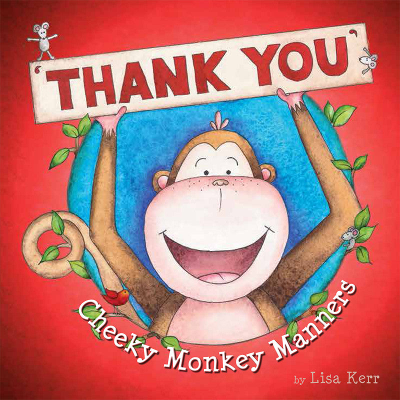 Cheeky Monkey Manners Thank You Book | KidzInc