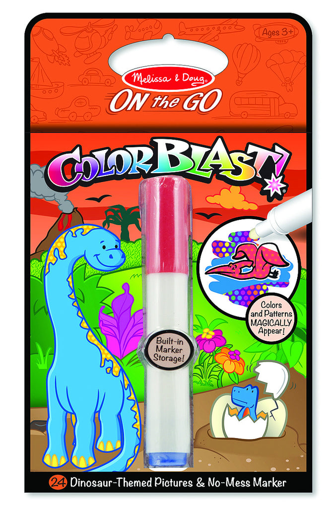 Melissa & Doug - On The Go - Color Blast! - Dinosaurs