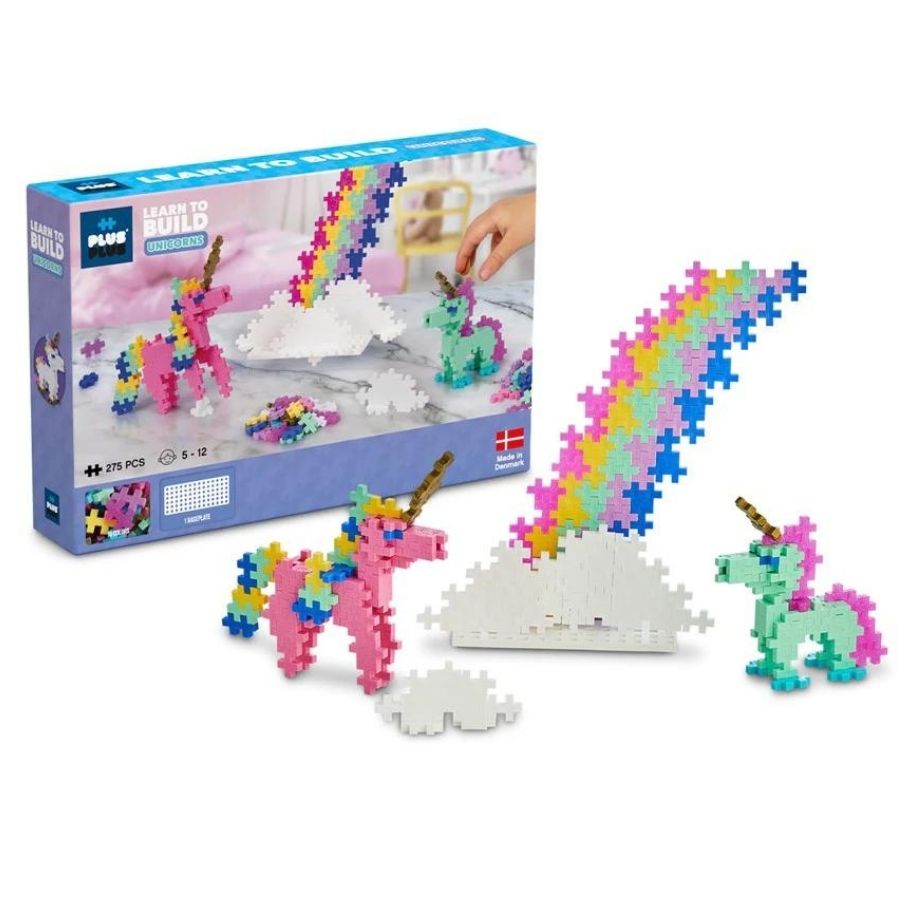 Plus-Plus Learn to Build Unicorns Construction Toy | KidzInc Australia